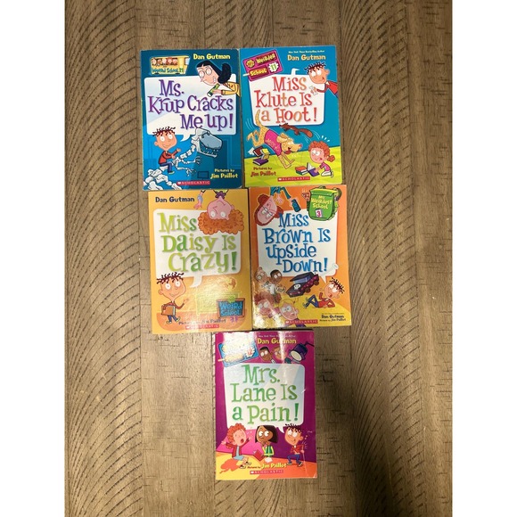 Scholastic | Accents | Weird School Series By Dan Gutman 5 Childrens ...